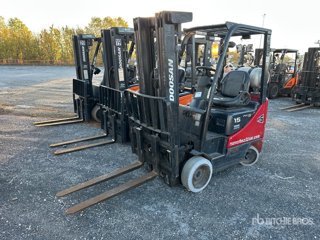 2009 Doosan GC15S-5 4750 lb Cushion Tire Forklift | Ritchie Bros ...
