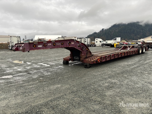 2014 Pacesetter T/A Double Drop Removable Gooseneck Lowboy Trailer ...
