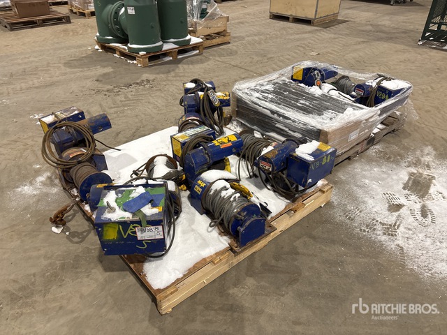 Quantity of (7) My-Te AC36B Winch Hoist | Ritchie Bros. Auctioneers