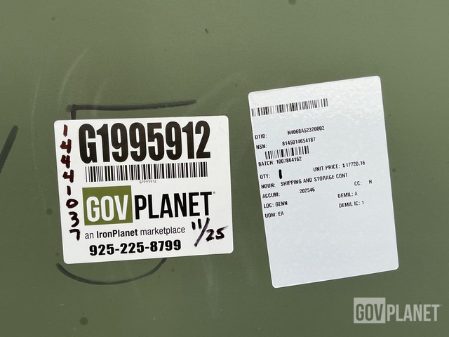 Surplus AAR Mobility Systems ISU 90 Storage Container in Butner, North ...