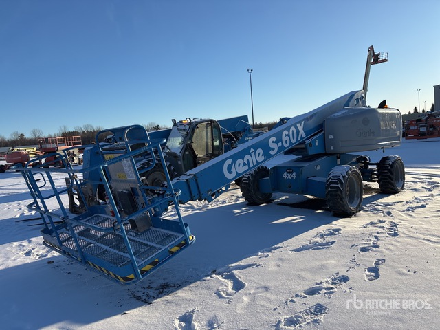 2010 Genie S60X 4WD Diesel Telescopic Boom Lift | Ritchie Bros. Auctioneers
