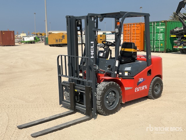 2025 Heli CPC30 3 ton Forklift (Unused) | Ritchie Bros. Auctioneers