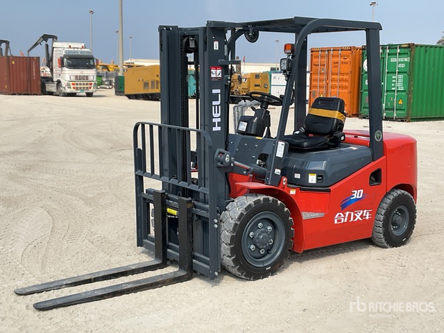 2025 Heli CPC30 3 ton Forklift (Unused) | Ritchie Bros. Auctioneers