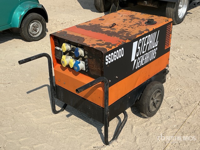 Stephill SSD6000 6 kVA Portable Generator Set (Inoperable) | Ritchie ...