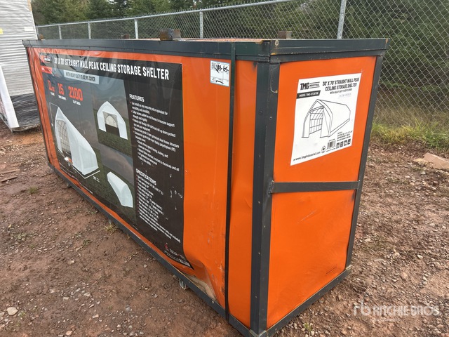 TMG ST3070E 30 ft x 70 ft Dual Truss Storage Building (Unused ...