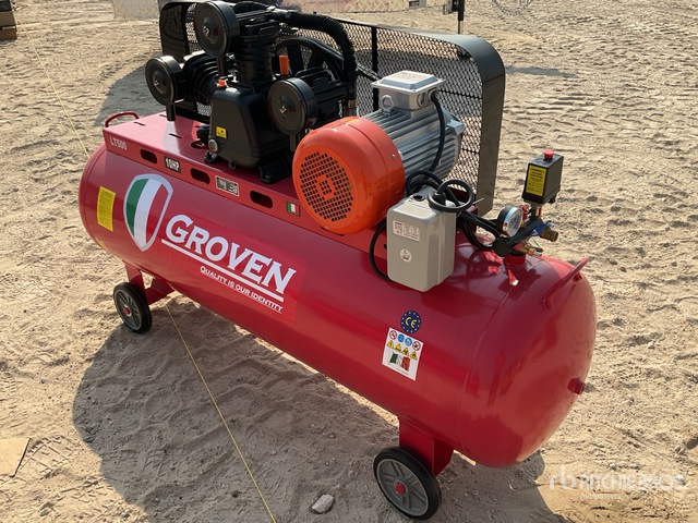 2025 Groven RT500LTR Electric 500 L Shop Air Compressor (Unused ...