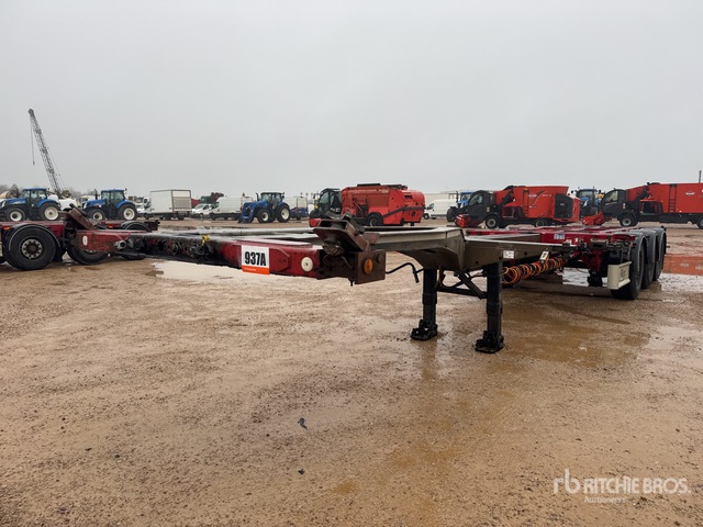 2016 Fliegl Tri/A Extendable Semi-Remorque Porte-Container 3 Essieux ...