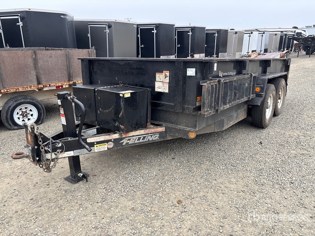 2018 Felling FT14DTHD 14 ft T/A Tipping Utility Trailer | Ritchie Bros ...