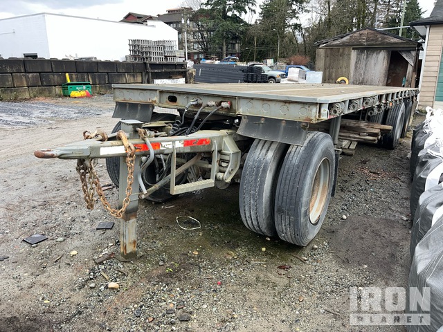 1985 Knight 27 ft T/A Flatbed Trailer in Langley, British Columbia ...