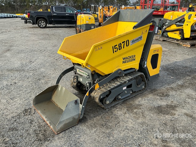 2024 Wacker DT10 1.1 ton Stand-On Self-Loading Mini Dumper | Ritchie ...