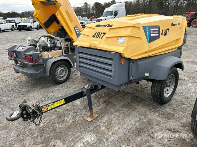 2019 Atlas Copco XAS 185 KD T4F 185 cfm Mobile Air Compressor | Ritchie ...