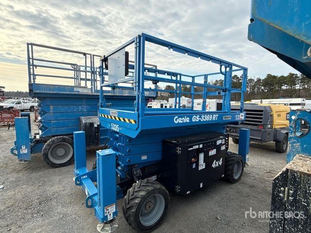 2022 Genie GS-3369RT 4x4 Diesel Scissor Lift | Ritchie Bros. Auctioneers