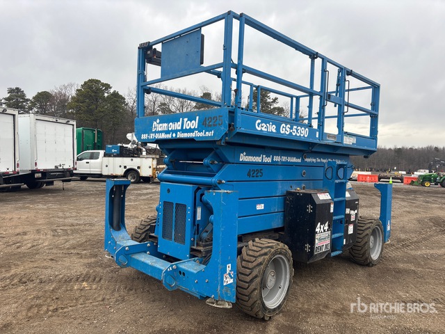 2018 Genie GS-5390 RT 4x4 Dual Fuel Scissor Lift | Ritchie Bros ...