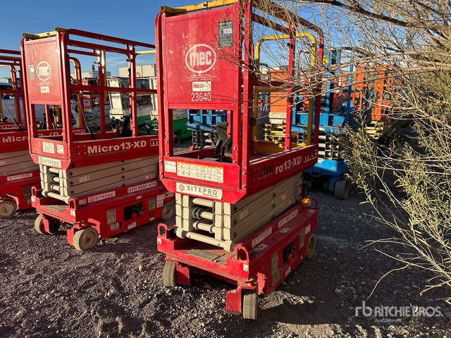 2023 MEC MICRO13XD Electric Scissor Lift | Ritchie Bros. Auctioneers