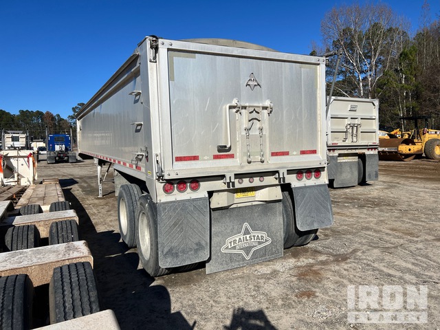 2021 Trailstar 36 ft T/A Aluminum Frameless End Dump Trailer in ...