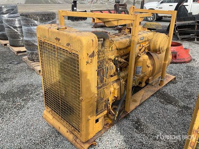 Cat D333 125 kW Skid-Mounted Stand-By Generator Set | Ritchie Bros ...
