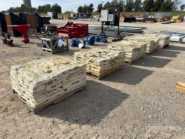 Quantity of ()5 Pallets of Unknown or N/A Austin Cream Limestone Stone ...