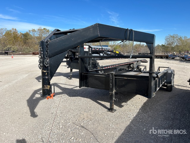 2000 HMDE 20 ft T/A Gooseneck Utility Trailer | Ritchie Bros. Auctioneers