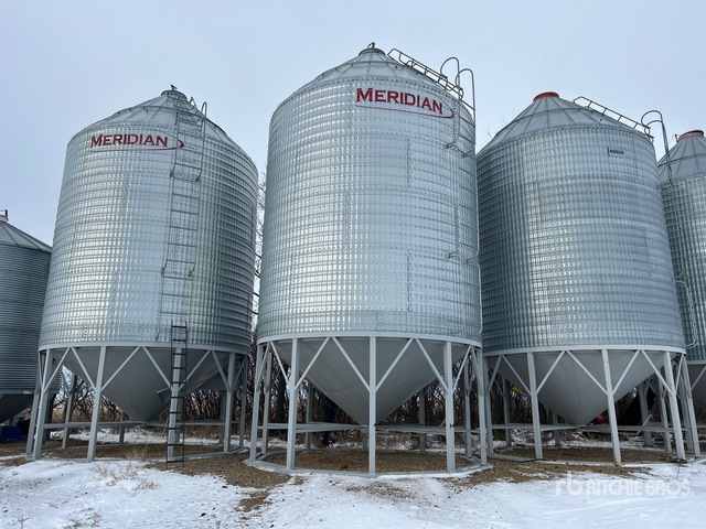 Meridian +/- 3500 bu 4 Ring Hopper Grain Bin | Ritchie Bros. Auctioneers