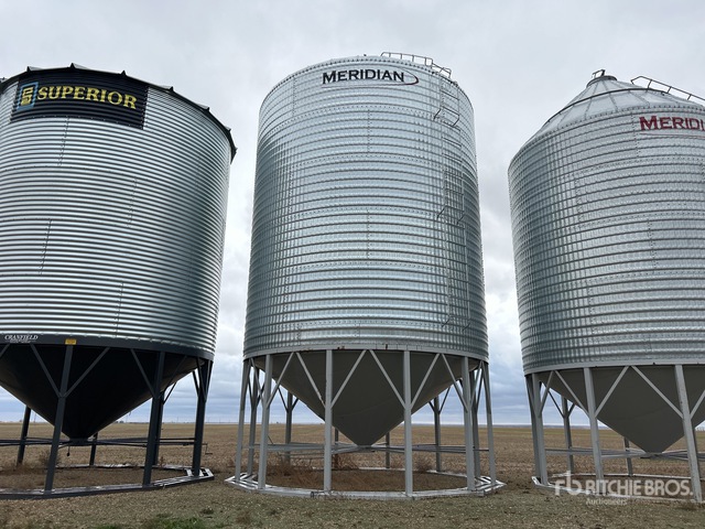 Meridian +/- 5000 bu 5 Ring Hopper Grain Bin | Ritchie Bros. Auctioneers