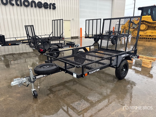 2025 Kamtek 8 ft S/A Equipment Trailer (Unused) | Ritchie Bros. Auctioneers