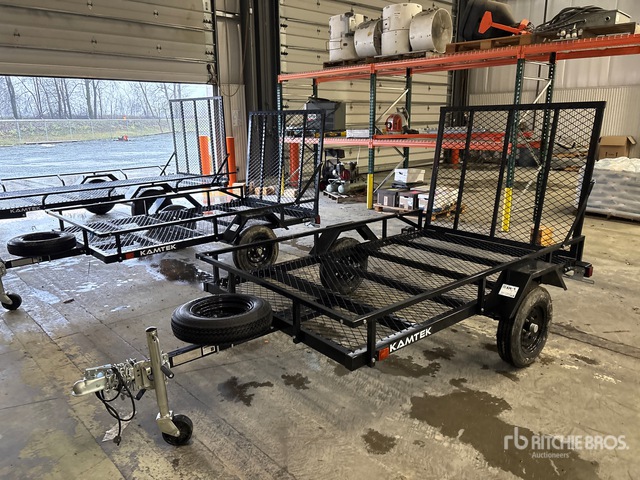 2025 Kamtek 8 ft S/A Remorque pour équipement (Unused) | Ritchie Bros ...