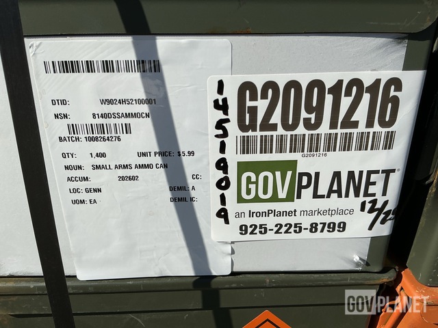 (1,400) Assorted Ammo Cans in Butner, North Carolina, United States ...