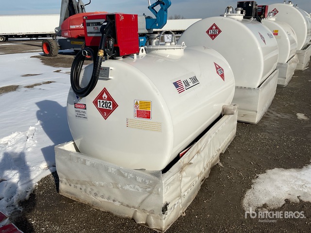 2025 AM Tank AM-TANK500 555 gal Skid Mounted Steel Diesel Tank (Unused ...