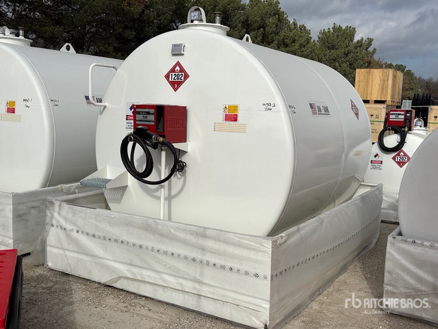 2025 AM Tank 2300N 2376 gal Skid Mounted Steel Diesel Fuel Tank (Unused ...