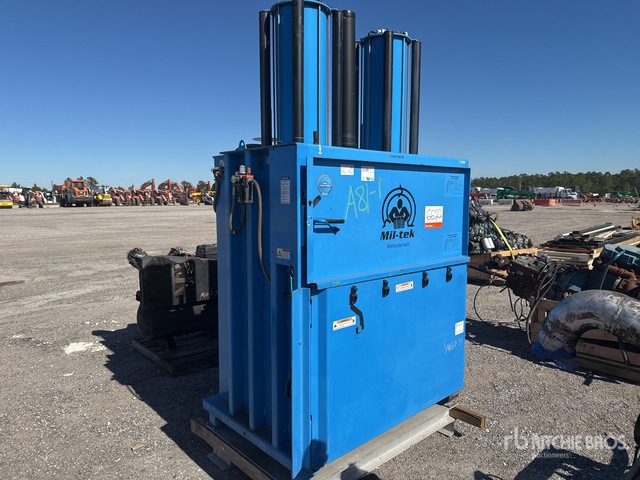 2011 Mil-tek BP 509HD Skid-Mounted Scrap Baler | Ritchie Bros. Auctioneers