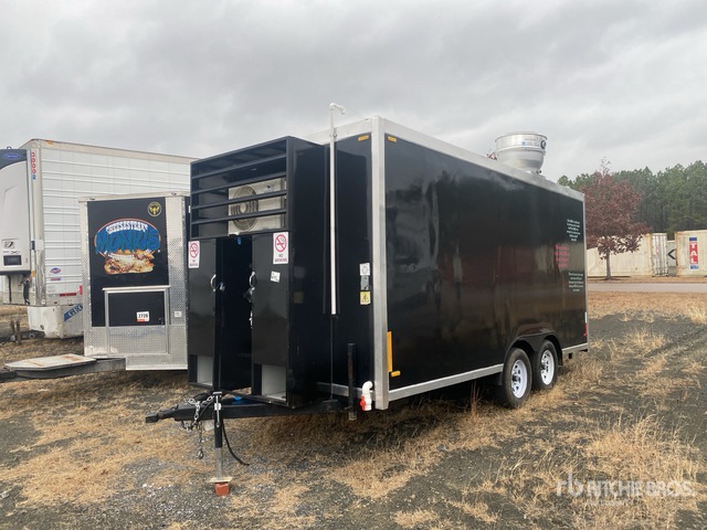 2025 The Fud Trailer 16 ft x 8 ft Portable T/A Kitchen Trailer ...