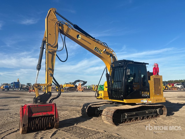SuperTrak SK170MX Forestry Mulcher on 2019 Cat 313F Tracked Excavator ...