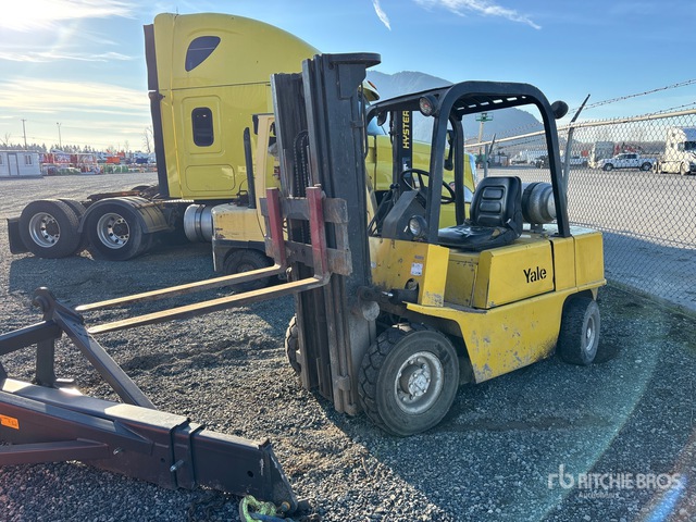 1985 Yale GLP050 5000 lb Pneumatic Tire Forklift (Inoperable) | Ritchie ...
