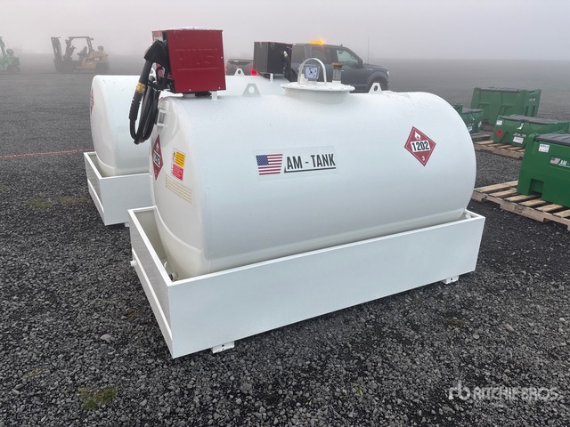 2025 AM Tank AM-TANK500 490 gal Skid Mounted Steel Fuel Tank (Unused ...