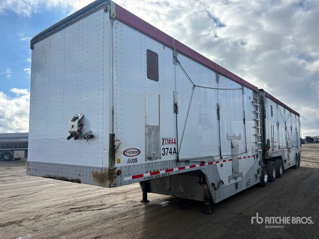 2019 Ty-Crop 26 ft x 102 in B-Train Lead Drop Frame Open-Top Chip ...