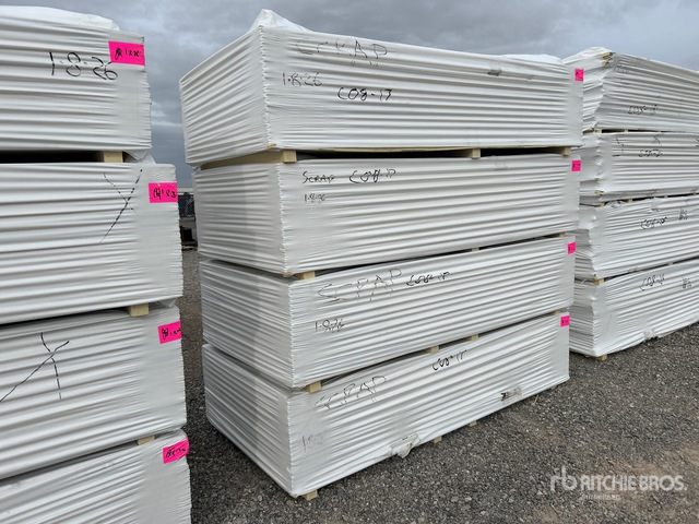 Quantity of (4) Bundles 4 ft x 8 ft x 1/2 in Thick Insulation Boards ...