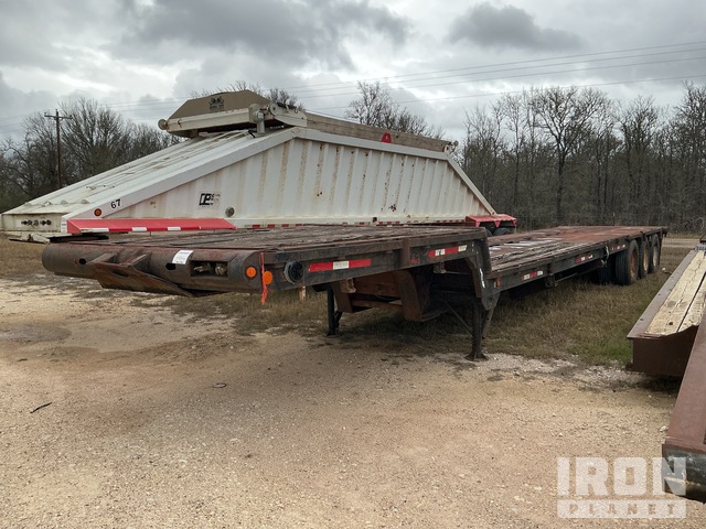 1981 American 45 ft Tri/A Single Drop Step Deck Trailer in Dime Box ...