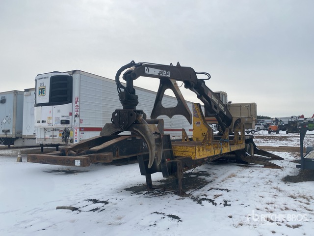 Barko 495M Trailer Mounted Heel Boom Log Loader | Ritchie Bros. Auctioneers