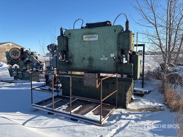 American Hercules 10 ft 150 Ton Press Brake | Ritchie Bros. Auctioneers