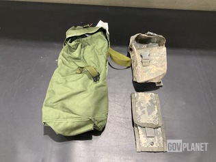 Surplus (82) First Aid Kit Pouches, (217) M4 Two Mag Pouches & Assorted ...