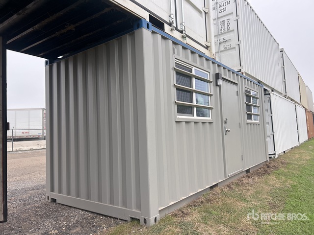 20 ft x 8 ft Storage Container Bureau mobile (Unused) | Ritchie Bros ...