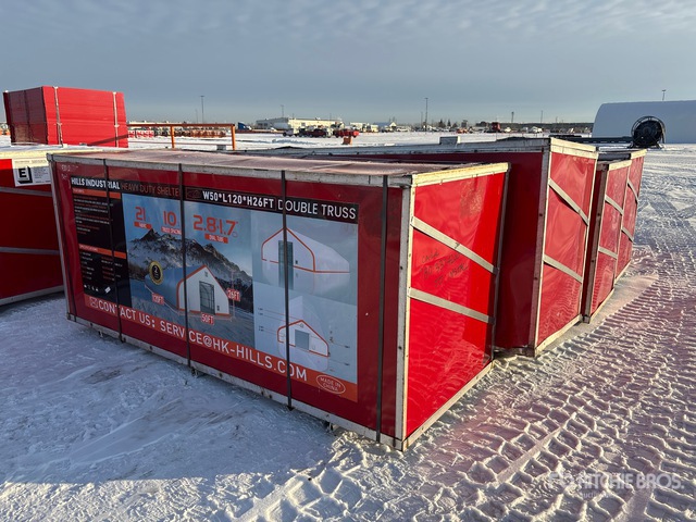 2025 Hill Industrial 1205026 50 ft x 120 ft X 26 ft Storage Building ...