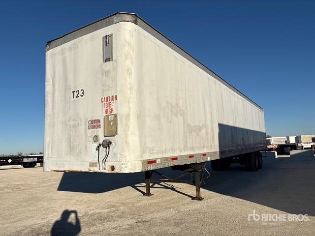 1990 Lufkin TFV-IP ST 53 ft x 102 in T/A Semi-remorque fourgon ...