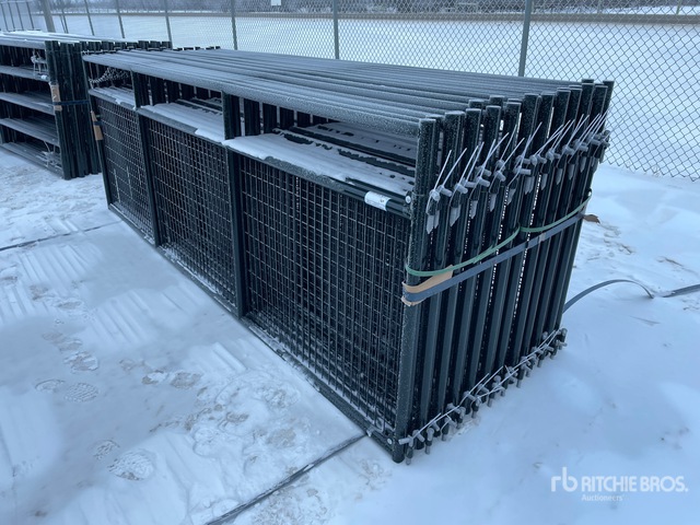 Quantity of (23) 2026 BYT MRG12 12 ft x 4 ft Steel Mesh Livestock Gate ...