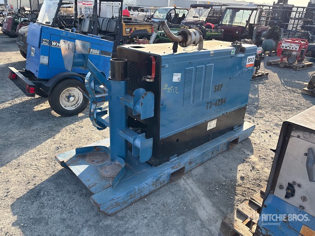 2007 Miller Electric Big Blue 400D 400 A Skid-Mounted Multi-Process ...