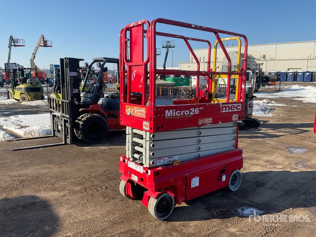 2024 MEC Micro26 Electric Plateforme élévatrice à ciseaux | Ritchie ...