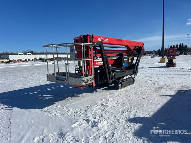 2017 Platform Basket Spider 22.10 EVO Crawler Diesel Articulating Boom ...