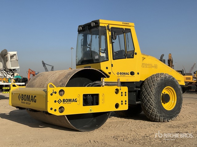 2012 Bomag BW211D-40 Smooth Drum Compactor | Ritchie Bros. Auctioneers