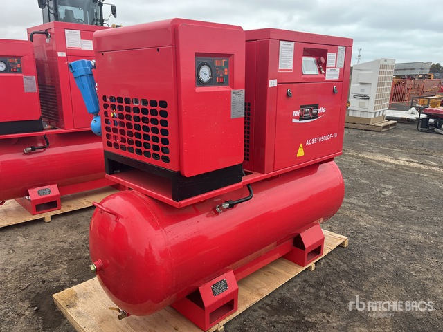 2025 Multiquip 35 cfm Skid-Mounted Electric 10 hp Screw Air Compressor ...