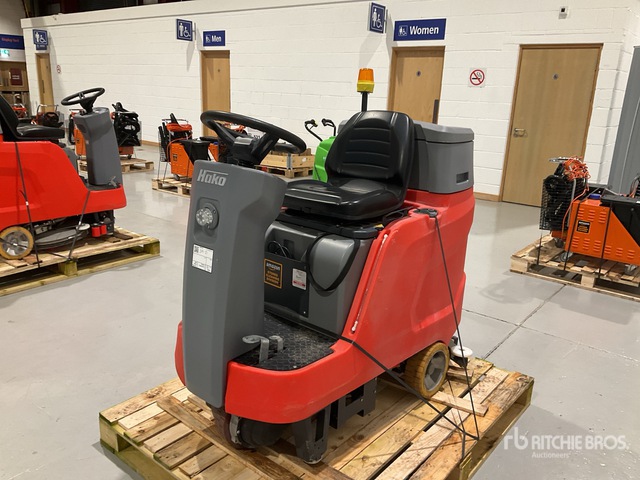 Hako B75R Ride-On Electric Floor Scrubber | Ritchie Bros. Auctioneers